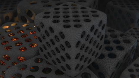 Скачать обои Grey Render Color Abstraction Cubes Primitive Wallpaer Blender3d раздел