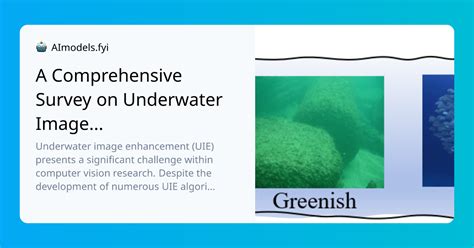 a comprehensive survey on underwater image enhancement based on deep