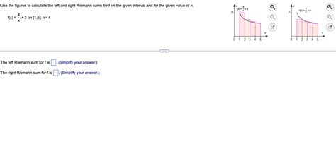 Solved Fxx43 On 15 N4 The Left Riemann Sum For F Is