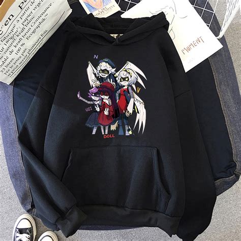 Murder Drones Uzi ตุ๊กตา Nv Hoodie Harajuku Kawaii Hoodies อะนิเมะ