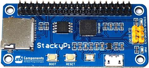 Stackypi Stackable Raspberry Pi Hat Based On Raspberry Pi Rp2040 Mcu
