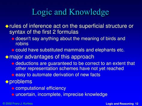 PPT CPE CSC Knowledge Based Systems PowerPoint Presentation Free Download ID