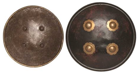Lot 72 An Indian Hide Shield