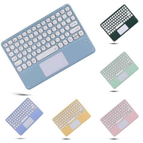 Bluetooth Keyboard With Touchpad 10 Inches Rechargeable Portable Wireless Bluetooth Tablet