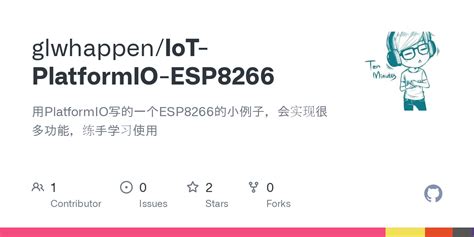 Github Glwhappeniot Platformio Esp8266 用platformio写的一个esp8266的小例子