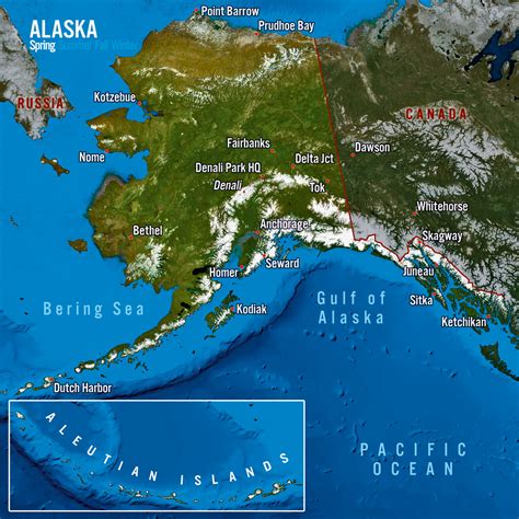 Where Is Alaska Located On The Map Tjjvcb