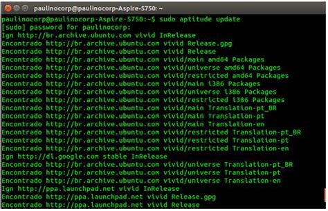 Apt Get Dpkg E Aptitude Ubuntu Dicas