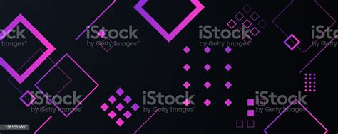 추상 검정 파란색 및 분홍색 그라데이션 기하학적 사각형 모양 배경 현대 미래지향적 배경 방문 페이지 책 표지 브로셔 전단지 잡지 모든 브랜딩 배너 헤더 프리젠 테이션 및