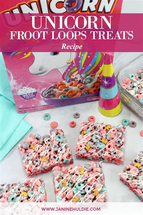 Unicorn Froot Loops Treats Recipe Tutorial for Unicorn Lovers
