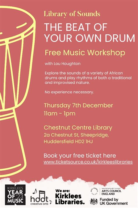 The Beat Of Your Own Drum Make A Noise In A Library At Chestnut