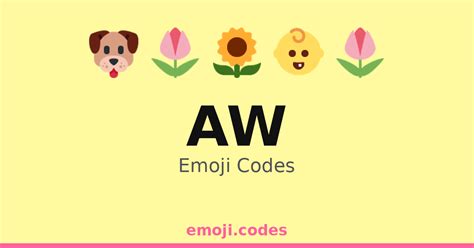 Aw Emoji Codes 🌷🌸💐 — 13 Combinations To Copy And Paste