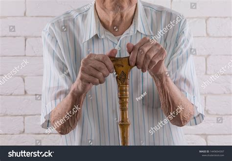 Frail Elderly Cane Photos Images And Pictures Shutterstock