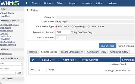 Whmcs Affiliates Program Doesnt Log Product Purchases And Assign