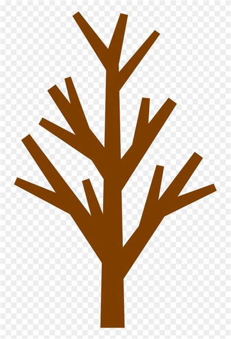 Brown Tree Without Leaves Clipart