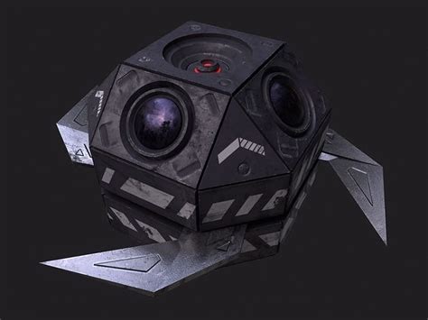 D Model Drone Robot Hack And Slash Vr Ar Low Poly Cgtrader