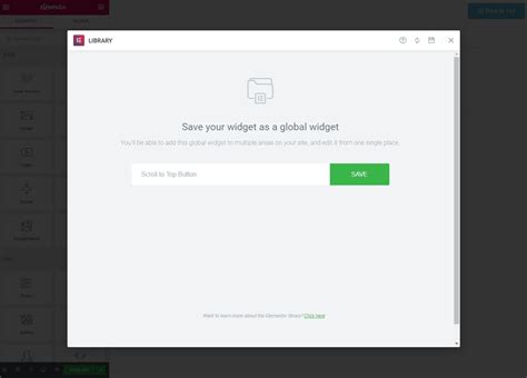 How To Make An Elementor Back To Top Button In Easy Steps Video W Instructions Website