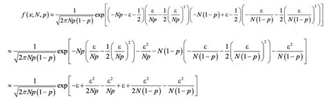 Normal Distribution Equation Proof