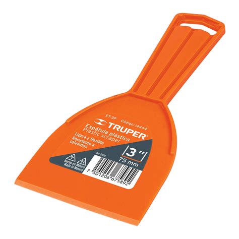 Espatula Plastica De 3 Plg Truper 14444 Et 3p Elbaratillo