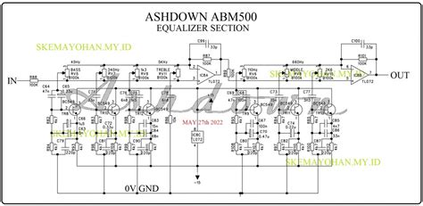 Skema Equalizer Transistor Ashdown 1 Audio Schematics