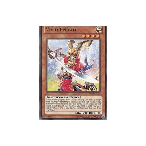 Yu Gi Oh Trading Card Game Yu Gi Oh Rare Card Vivid Knight Shsp