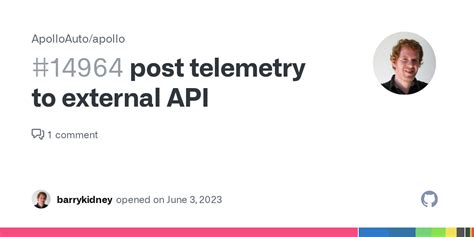 Post Telemetry To External API Issue ApolloAuto Apollo GitHub
