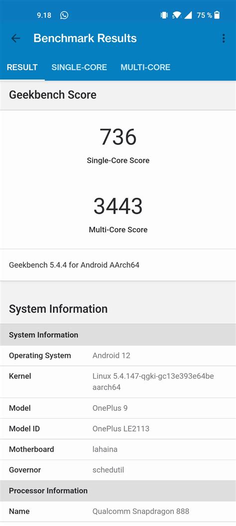 Why Is My Single Core Performance So Low On The Oneplus 9 I Tried