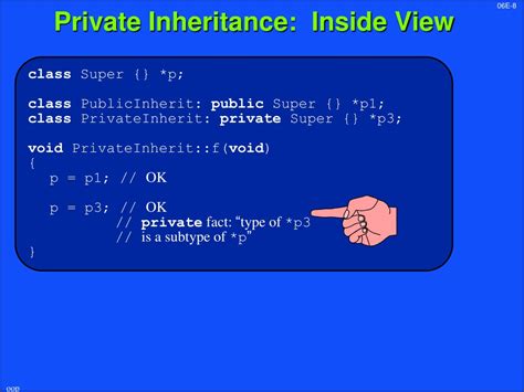 Ppt C Addendum Inheritance And Encapsulation Powerpoint