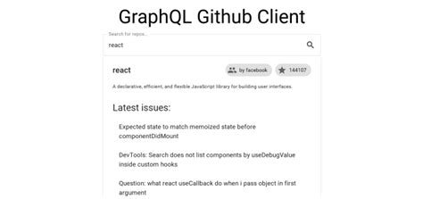 Learn Graphql By Building A Github Client Tutorial Des