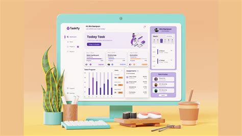 Task Management Dashboard Taskify Uiux Behance
