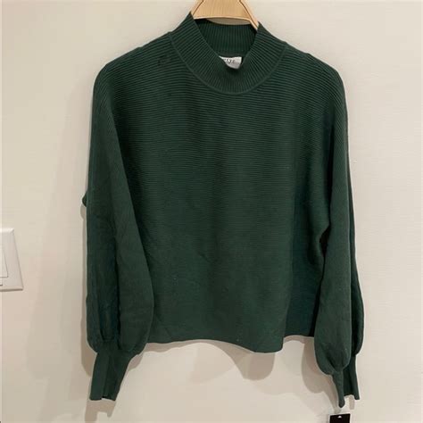 Korye Sweaters Korye Womens Ribbed Knit Long Sleeve Sweater Size Xl In Green Poshmark