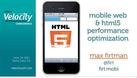 mobile web and html5 performance optimization ppt