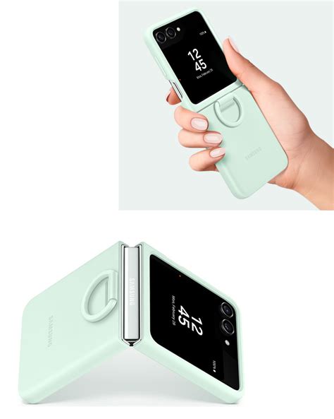 Samsung Galaxy Z Flip Silicone Case With Ring Best Price Fast Delivery