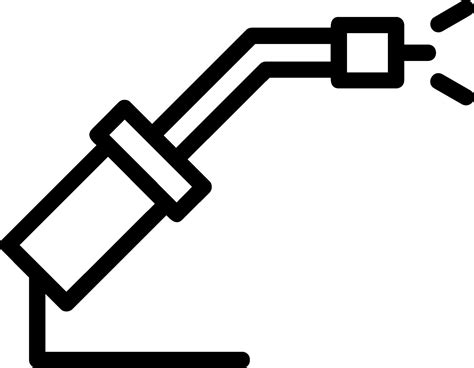 Welding Torch Line Icon 40946627 Vector Art At Vecteezy