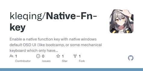 Github Kleqingnative Fn Key Enable A Native Function Key With