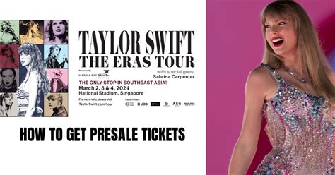 Taylor Swift The Eras Tour Singapore How To Get Tickets TheWackyDuo Com Singapore