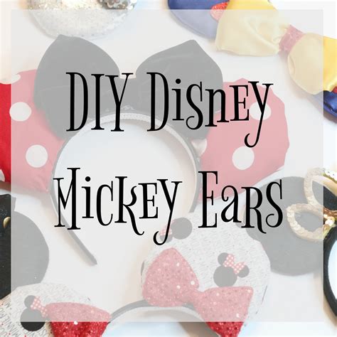 Diy Disney Mickey Ears Houston Mommy And Lifestyle Blogger Moms