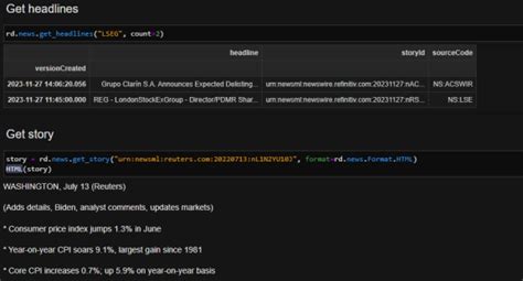 Upgrade From Using Eikon Data Api To The Data Library Devportal