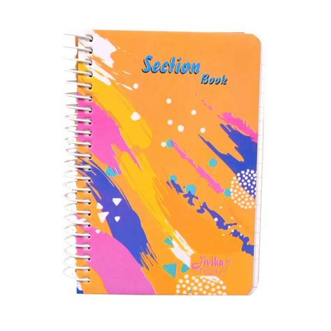 Abd Multicolor Spiral Notebook A6 Notebook Ruled 240 Pages For Office