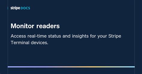 Monitor Readers Stripe Documentation