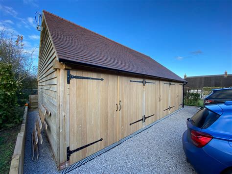 Four Bay Garage Gallery Oak Frames Direct