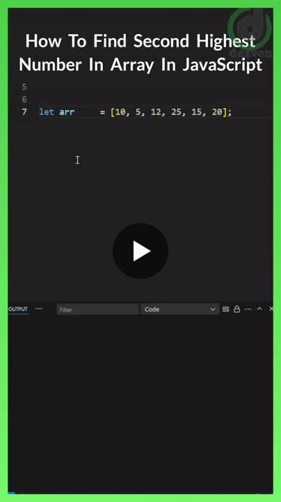 How To Find The Second Largest Number In A Javascript Array Explained In Dezven Software