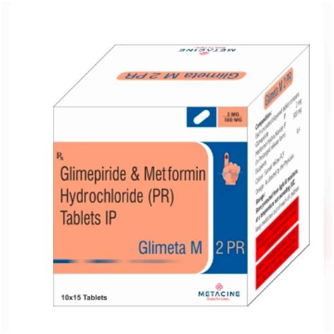 Glimepiride Metformin Hydrochloride Tablet 2 Mg At Best Price In Mumbai
