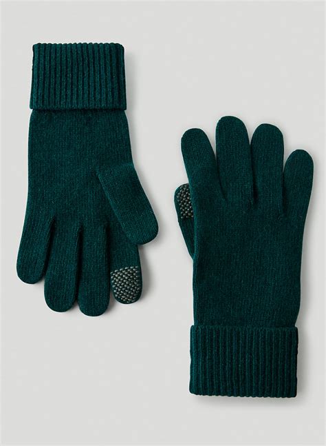 Cashmere Cuffed Tech Gloves Tech Gloves Cashmere Gloves Hogwarts Outfits