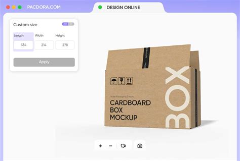 Free Rectangular Box Mockup Design