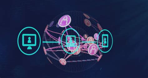 Animation Of Network Of Digital Icons Over Globe Of Profile Icons Against Blue Background Stock
