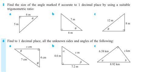 10c1mat22 Finding An Unknown Angle Using The Trig Ratiosexample And