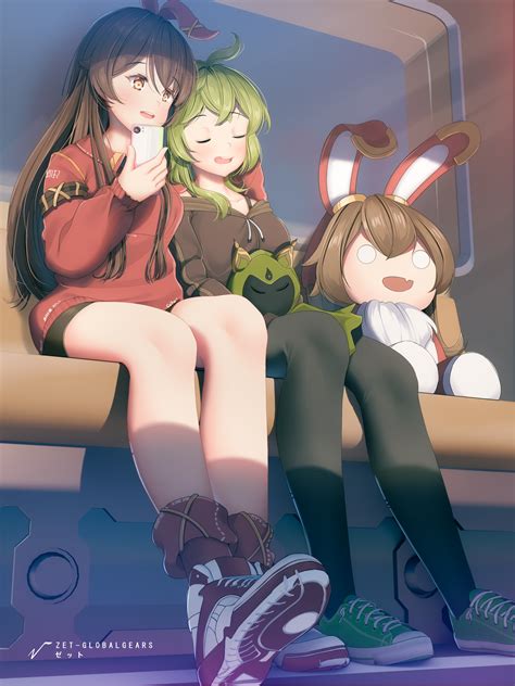 Amber Baron Bunny Collei And Cuilein Anbar Genshin Impact Drawn By Zet Globalgears Danbooru