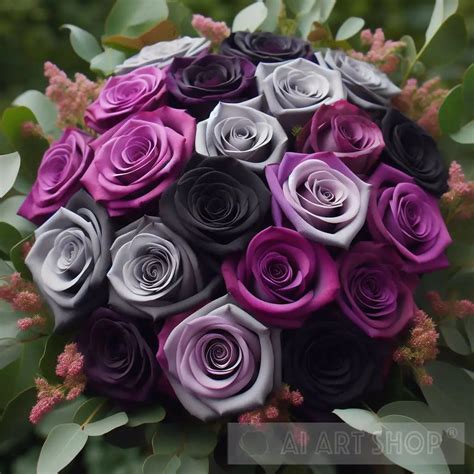Asexual Colors Rose Boquet