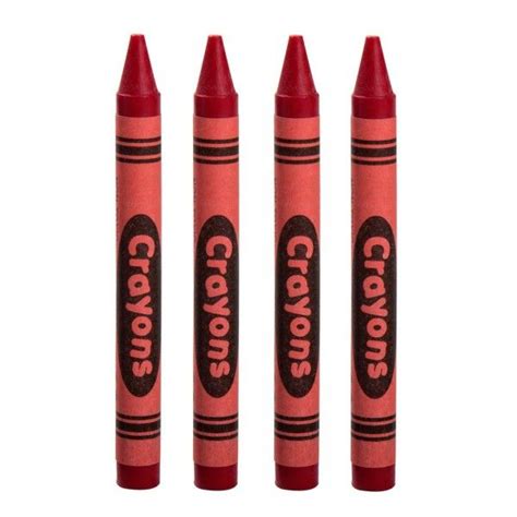 Vibrant Red Crayons For Creative Art Projects