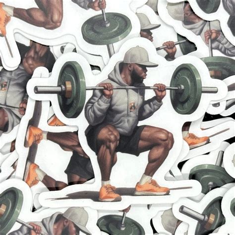 Funny Lifting Stickers Etsy